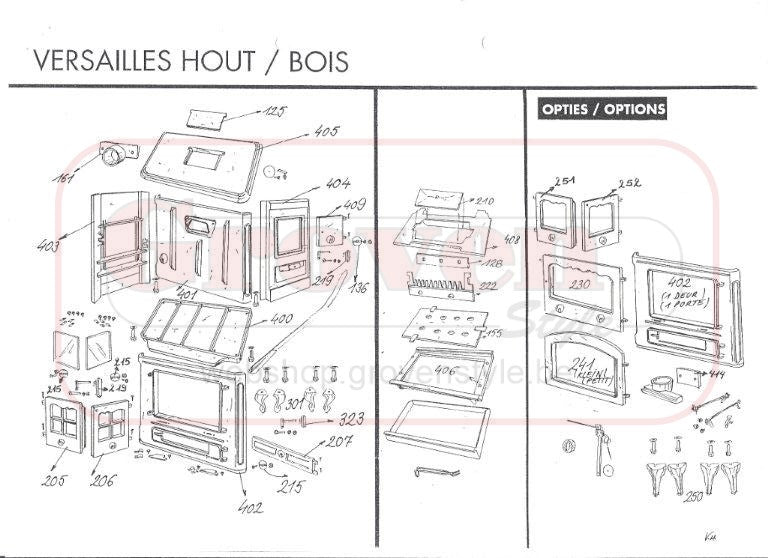 Laxevaags Versailles hout explosie - Bois explosion – Groven Style BV